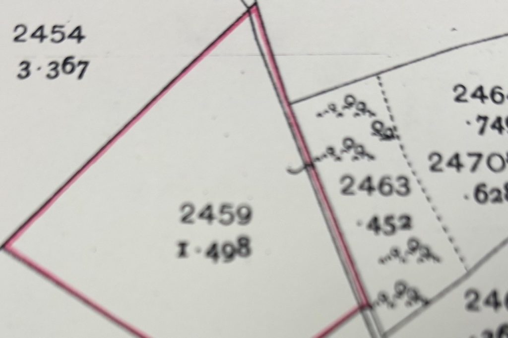 Myth busting: The red line shows the exact boundary of my property ...